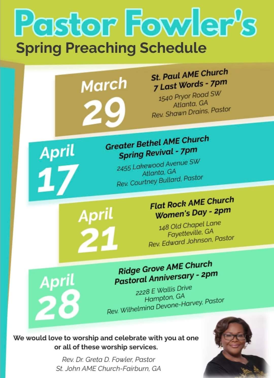Events | St. John AME Fairburn